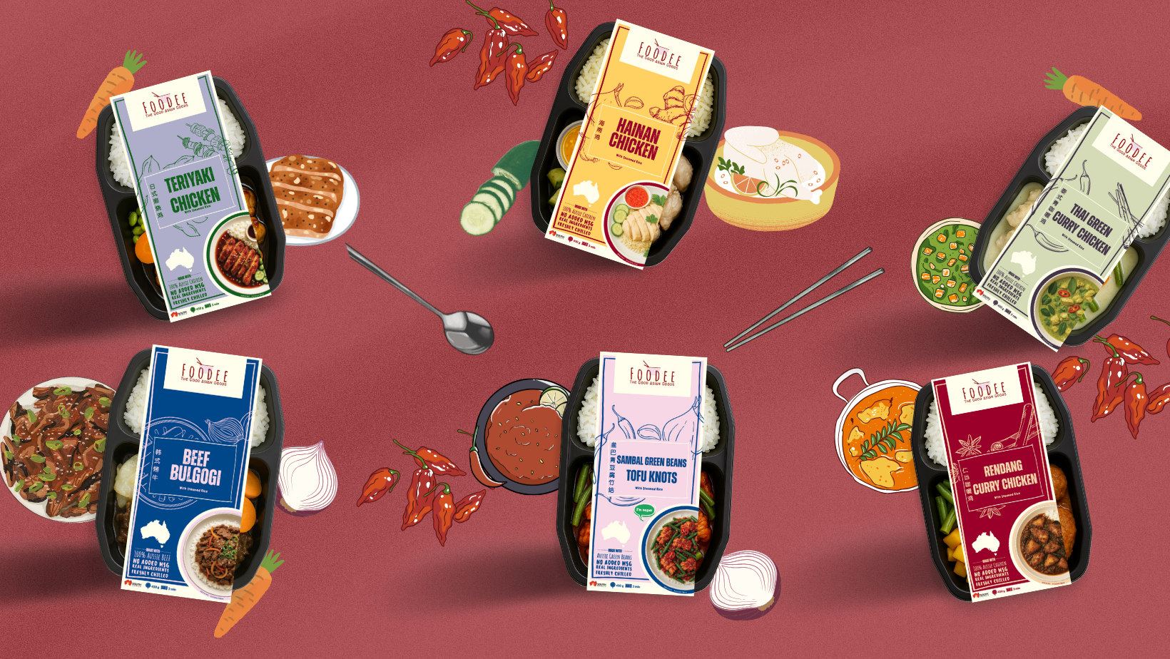 Foodee 🥢 Asian Ready Meals - Made with love in South Australia.